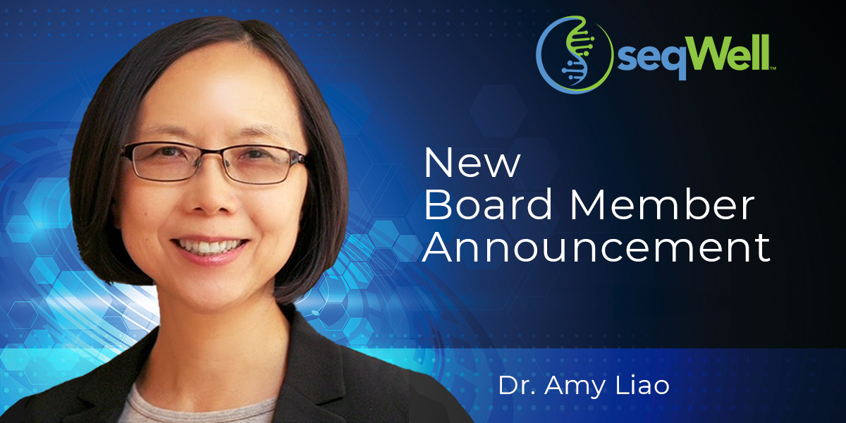 seqWell appoints Dr Amy Liao to Board of Directors